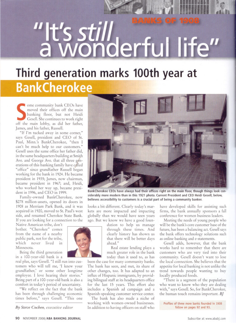 Our Story - BankCherokee